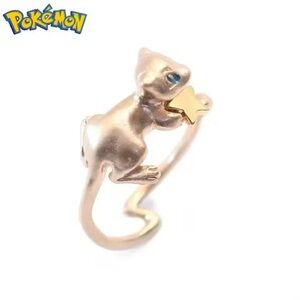 Pokemon | Jewelry | 8k Gold Pokemon Mew Character Theme Adjustable ...